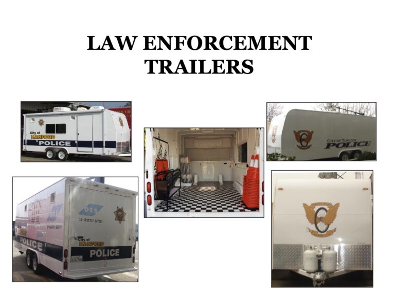 Law Enforcement Trailers | Universal Trailers