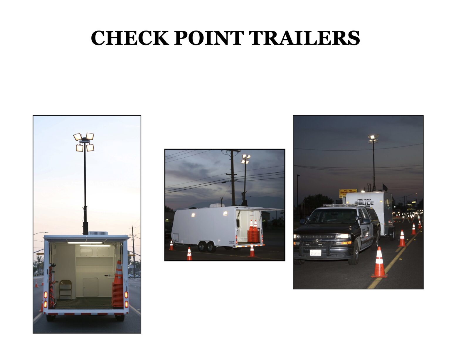 Law Enforcement Trailers | Universal Trailers